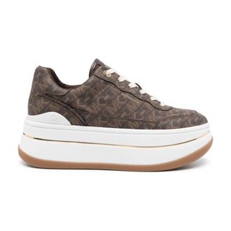 Michael Kors Hayes Empire Sneaker mit Plateau-Sohle - - Shoes - Damen - Braun - 41 EU