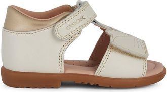 Geox Jungen M&auml;dchen B VERRED A Sandal, LT Ivory, 23 EU