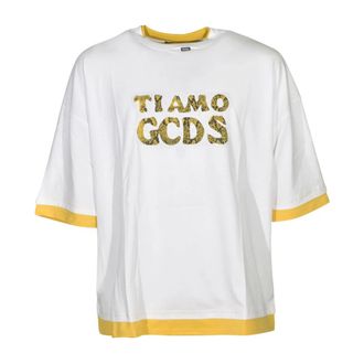 GCDS T-Shirts - - Tops - Herren - Wei&szlig; - M
