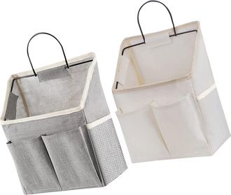 BESPORTBLE 2 St&uuml;ck Faltbare Aufbewahrungstaschen mit F&auml;chern Wandh&auml;ngender Organizer f&uuml;r K&uuml;che Schlafzimmer B&uuml;cher Praktischer Vielseitiger Stauraum Einfache Mon