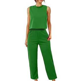 Generic Ensembles de v&ecirc;tements de d&eacute;tente pour femmes sweat-shirt et pantalon de surv&ecirc;tement ensemble Co Ord ensemble de surv&ecirc;tement pour femme pantalon de su