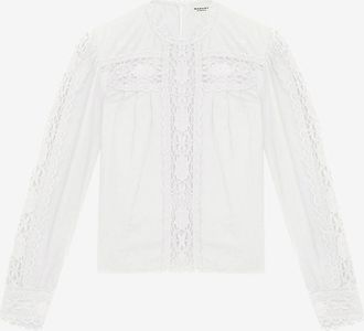 Isabel Marant Blouse Valmira - Femme - Blanc - Taille 40 - Marant &Eacute;toile
