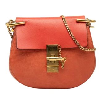Chlo&eacute; Pre-owned Drew Sac bandouli&egrave;re - Femme - Pre-owned - Orange - Taille: ONE Size