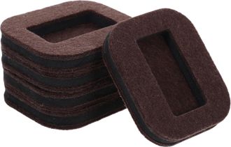 OSALADI 5stücke Filzgleiter Für Möbelrollen rutschfeste Stopper Für Bürostuhlrollen Möbel-antirutschpads Rollengleiter Antirutschmatten Für Möbel Möbelunterse