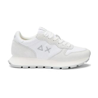 Sun 68 Wei&szlig;e Glitzer-Sneakers - - Shoes - Damen - Wei&szlig; - 37 EU