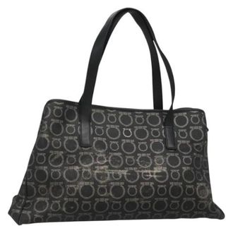 Ferragamo Pre-owned Canvas Handtaschen - - Pre-owned - Damen - Schwarzk - ONE SIZE