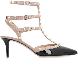 Valentino Garavani Pumps & High Heels - Rockstud Ankle Strap T.65 - Gr. 36 (EU) - in Schwarz - f&uuml;r Damen