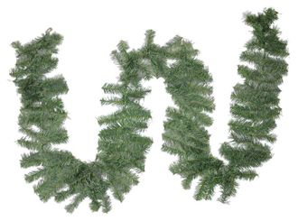 Riffelmacher & Weinberger Riffelmacher K&uuml;nstliche Tannengirlande 270 cm x 20 cm - Gr&uuml;n - Zauberhafte Advent und Weihnachtsdekoration