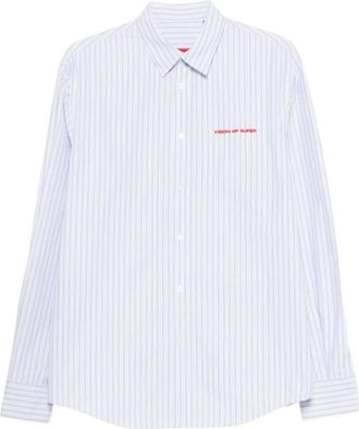 Vision Of Super Vision OF Super, Homme, Chemises, Bleu, Taille: M Striped Shirt