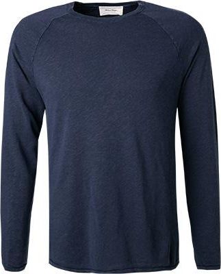 American Vintage American Vintage Herren Longsleeve blau Baumwolle