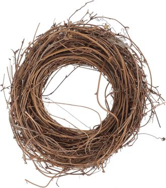 Amosfun Rattan Dekoration Aus Kunststoff Kaffee F&uuml;R DIY Kranz Herstellung Wand Und Tisch Deko 30 X 28 X 8 cm F&uuml;R Weihnachten Und Festliche Anl&auml;Sse