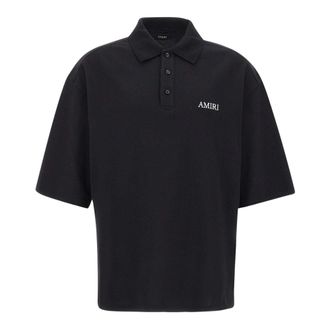 Amiri Oversized Polo - - Tops - Herren - Schwarzk - S