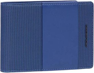 Piquadro unisex, Accessoires, Bleu, Taille: ONE Size Portefeuille avec fen&ecirc;tre didentification rabattable