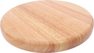 Lurrose Runder Holz Sitzflächen Ersatz Dicke Massivholz Hocker Sitzplatte Stabile Sitzfläche für Barhocker Esszimmerstuhl Gastronomie Langlebig und Pflegeleic