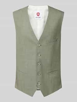 CG - Club of Gents Weste mit Brustleistentasche Modell Plum