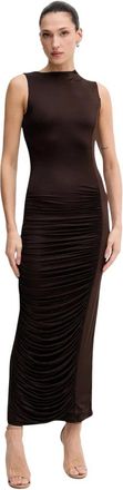 Rotate Rotate Birger Christensen, Femme, Robes, Brun, Taille: 40 FR Maxi Robes
