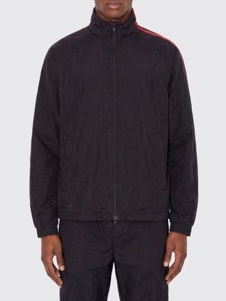 Yohji Yamamoto Sweat relaxed fit en tissu technique avec col montant et fermeture zipp&eacute;e