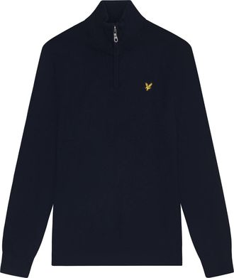 Lyle & Scott Premium Troyer Herren - Merinowolle | Half Zip Sweatshirt mit Basic Design | XS-XXL