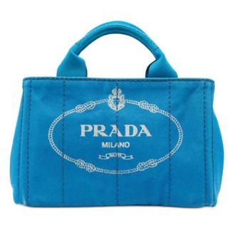Prada Sac bandouli&egrave;re en toile Pre-owned - Femme - Pre-owned - Bleu - Taille: ONE Size