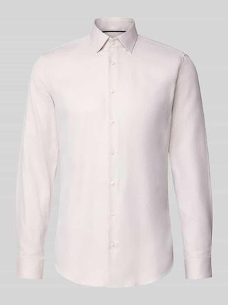 Jake*s Slim Fit Businesshemd aus reiner Baumwolle