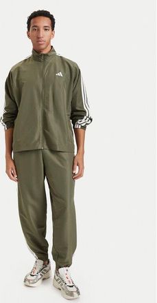 adidas Jogginganzug 3-Stripes Woven KY2300 Gr&uuml;n Regular Fit
