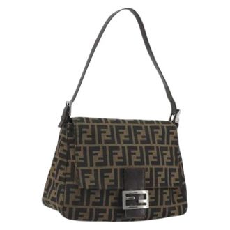 Fendi Pre-owned Zucca Canvas Umh&auml;ngetasche - - Pre-owned - Damen - Braun - ONE SIZE