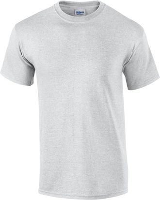 Gildan Unisex Ultra Cotton Adult T-Shirt Tshirt, Grau (Ash Grey), 4X-Large