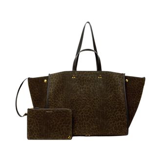 Jerome Dreyfuss Cabas L&eacute;on L - Femme - Sacs - Brun - Taille: ONE Size