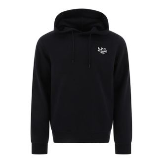 A.P.C. Schwarzer Sweatshirt mit Logo-Stickerei - - Sweatshirts & Hoodies - Herren - Schwarzk - XS