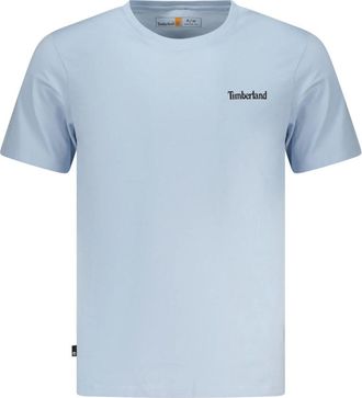 Timberland Homme, Tops, Bleu, Taille: 2XL T-Shirt &agrave; Manches Courtes