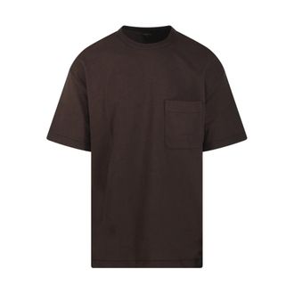 Christophe Lemaire Boxy SS T-shirt - - Tops - Herren - Braun - L