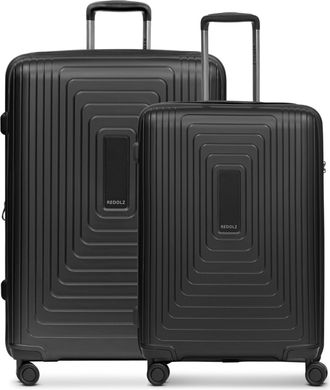 Redolz Hartschalen Koffer-Set-2-teilig | M Trolley 46 x 30 x 66 cm - 3,7 kg + L Trolley 52 x 34 x 77 cm - 4,4 kg | alle Koffer 5 cm Dehnfalte | f&uuml;r Damen & H