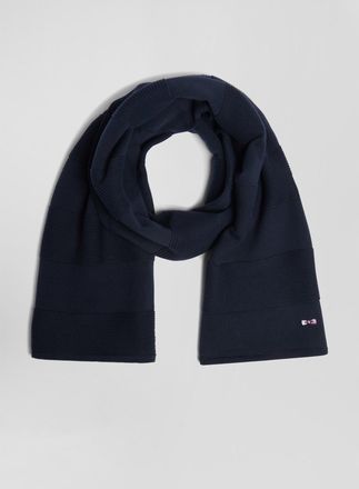 Eden Park Echarpe &Agrave; Rayures Cercl&eacute;es En Coton Bleu Marine