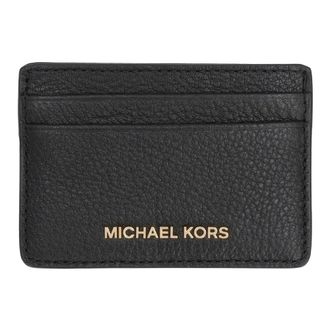 Michael Kors Kartenetui aus genarbtem Leder - - Accessories - Damen - Schwarzk - ONE SIZE