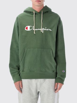 Champion Sweat &agrave; capuche oversize en coton avec logo contrastant