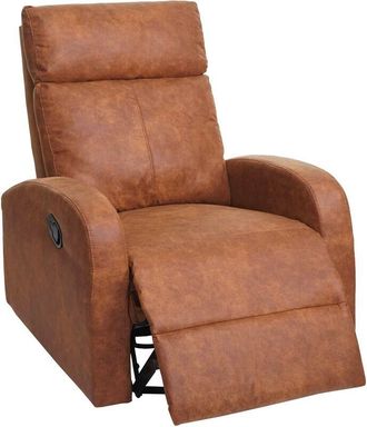 Hhg Fernsehsessel HHG-325 Premium, Relaxsessel Schaukelstuhl Wippfunktion, drehbar Stoff/Textil wildlederimitat