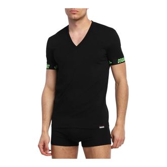 Dsquared2 Slim Fit V-Neck T-Shirt - - Tops - Herren - Schwarzk - XL