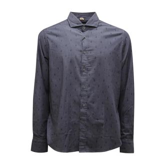 PORTOFIORI Geranio 2263 Hemd - - Shirts - Herren - Blau - L