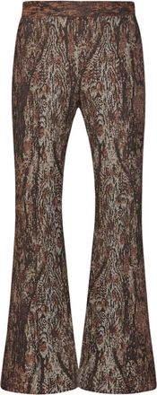 Rosetta Getty Ausgestellte Cropped-Hose - Braun