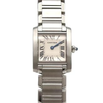 Cartier Pre-owned Tank Francaise Stainless Steel Quartz - - Pre-owned - Damen - Grau - ONE SIZE