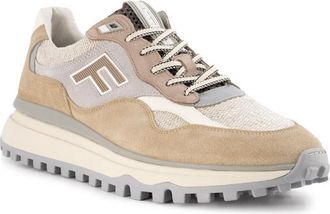 Floris Van Bommel Herren Sneaker beige Veloursleder