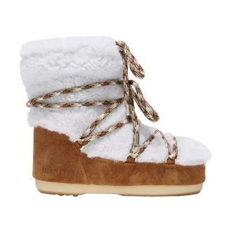 Moon Boot Femme, Chaussures, Brun, Taille: 35 EU Full Moon Shearling Bottes