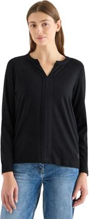 Cecil T-Shirt pour Femme au Look Tunique, Noir, XXL