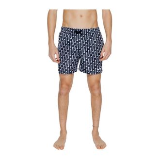 Nike Maillot de bain imprim&eacute; int&eacute;gral - Homme - Sport - Noir - Taille: XS