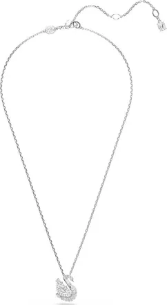 Swarovski Femme, Accessoires, Gris, Taille: ONE Size Pendentif Cygne
