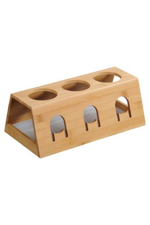 KESPER Flaschenhalter, Eiche, Naturmaterialien, 17.5x12x32 cm, FSC 100%, K&uuml;chenzubeh&ouml;r, Flaschentr&auml;ger