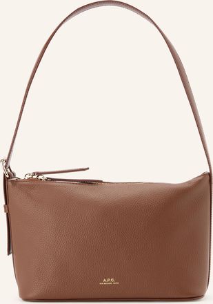 A.P.C. Schultertasche braun