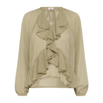 Saint Tropez JacelynSZ Blouse - - Blouses & Shirts - Damen - Beige - S