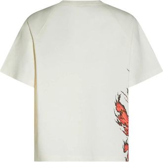 adidas Graphic Print Cotton T-Shirt - White