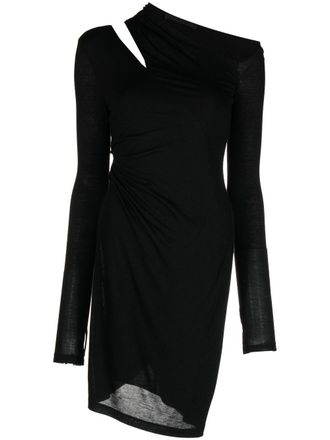 Helmut Lang Figurbetontes Midikleid - Schwarz